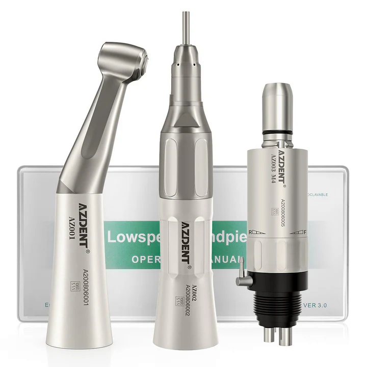 Jual AZ-Dent Denshine Lowspeed Handpiece Dental 4 hole Contra angle ...