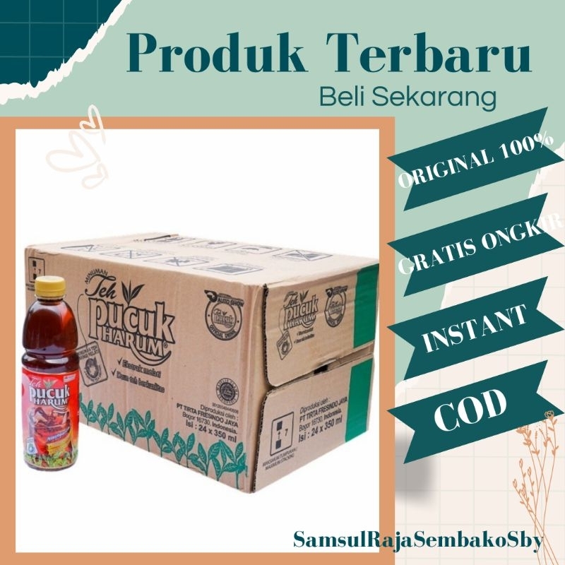 Jual TEH PUCUK Harum Minuman Teh 350 ml [1 Dus Isi 24 Botol] | Shopee Indonesia