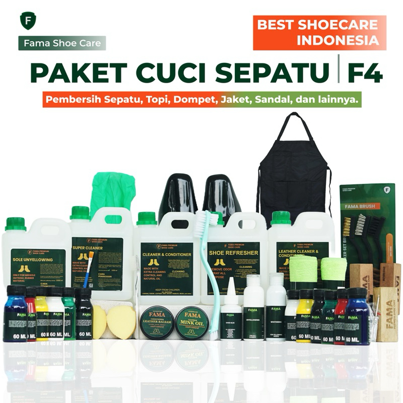 Jual FAMA-Paket Cuci Sepatu F4-Paket Laundry Sepatu-pembersih sepatu ...