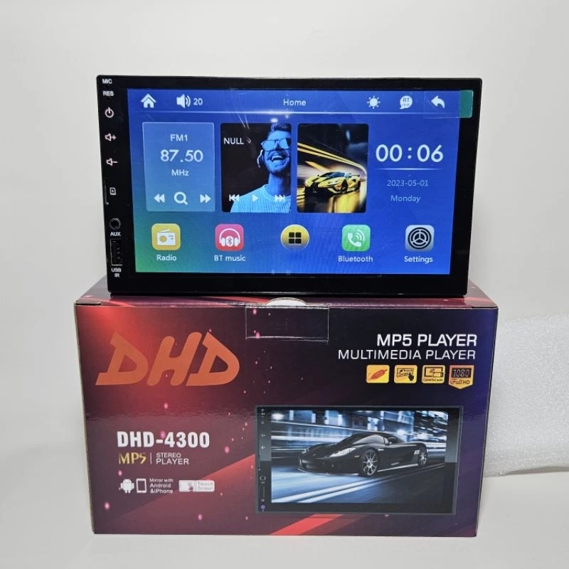 Jual Head unit Double din 7 inch DHD 4300 DHD-4300 mp5 usb bluetooth ...