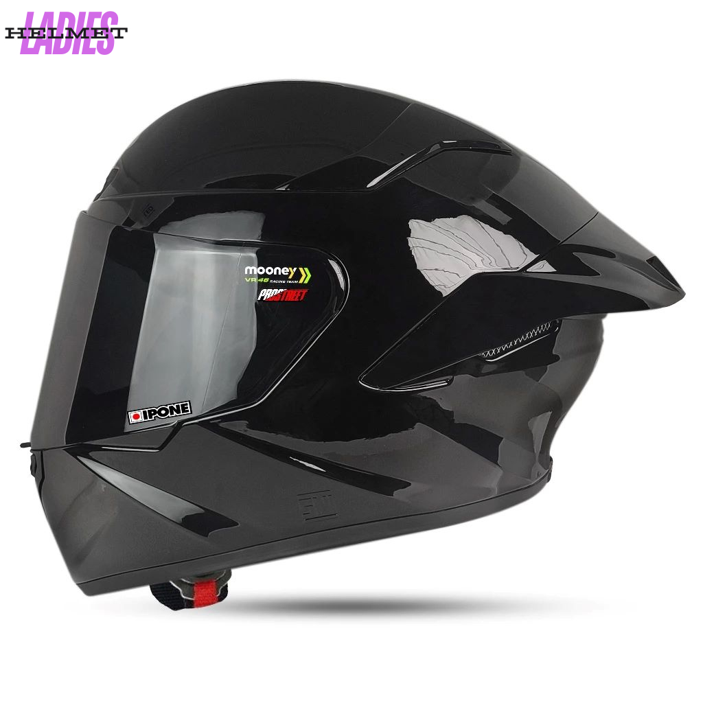Jual Helm MLA TTC Crypton HITAM GLOSY Kaca Visor Smok Hitam Iridium ...