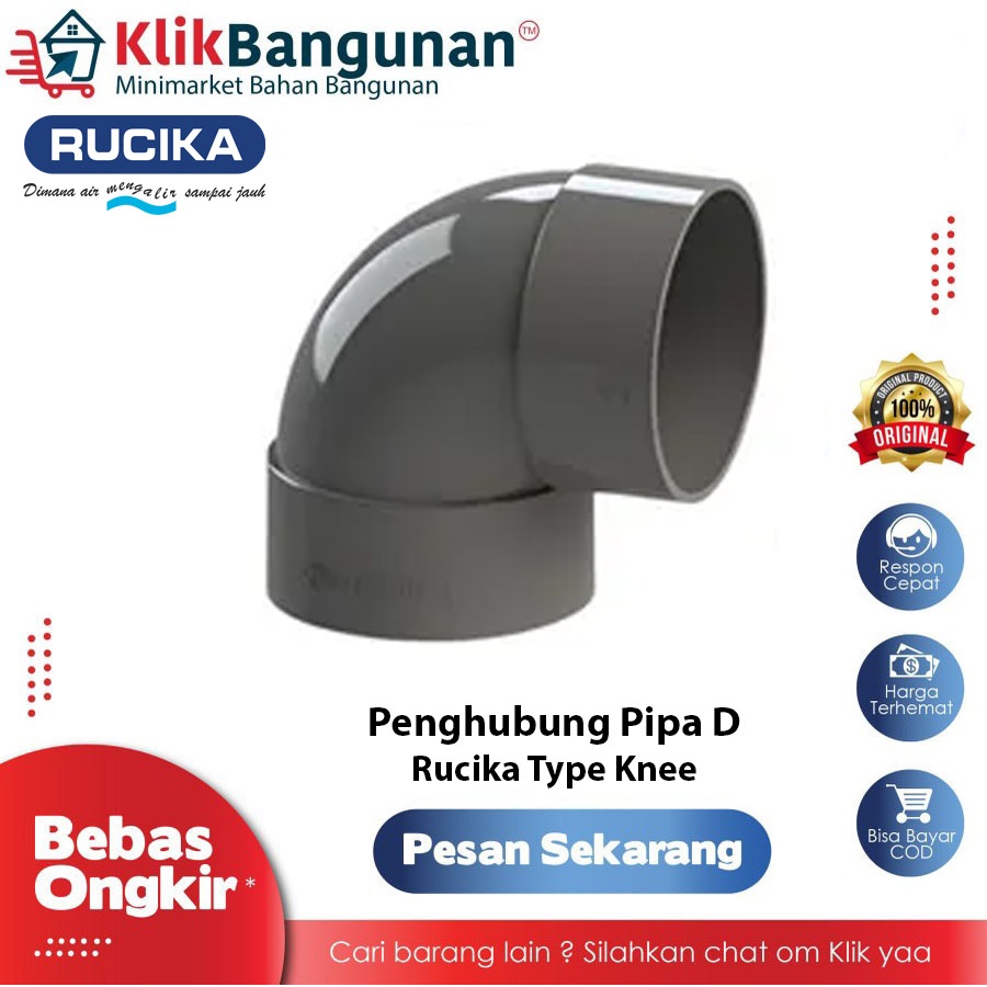 Jual RUCIKA KNEE D BERBAGAI UKURAN / RUCIKA KNI / RUCIKA KNIE / FITTING ...