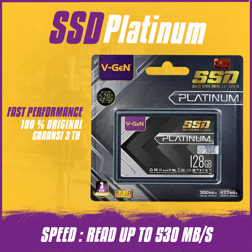 Jual SSD VGEN Solid State Drive 128 GB SATA III 2,5 inch VGEN Original ...