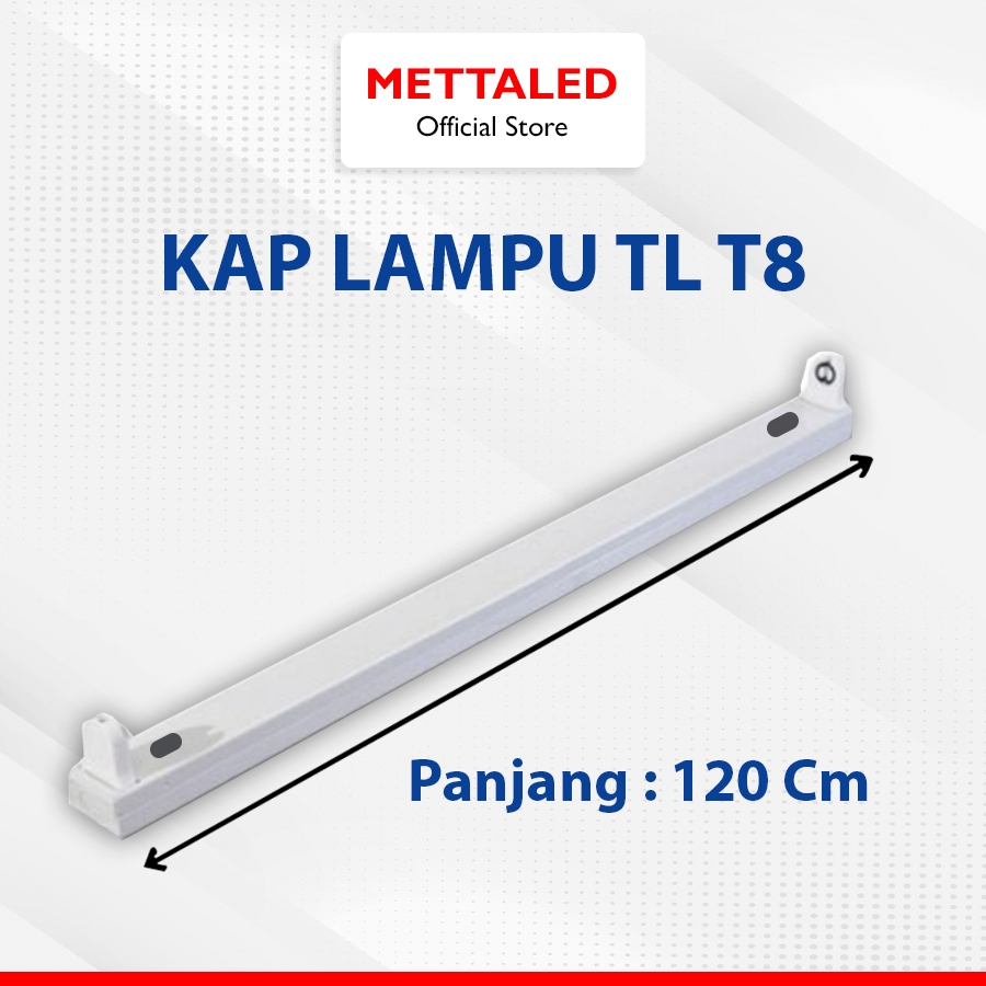 Jual KAP LAMPU TL LED T8 SINGLE END & DOUBLE END | Shopee Indonesia
