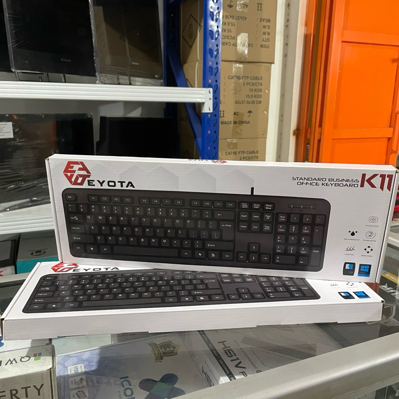 Jual EYOTA Keyboard Office slim K11 USB | Shopee Indonesia