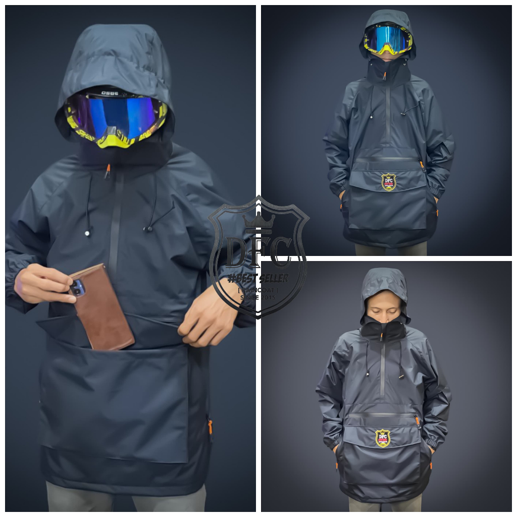 Jual Jaket gorpcore Jasket Jas Hujan Jaket 2 In 1 Berbahan Taslan Balon ...