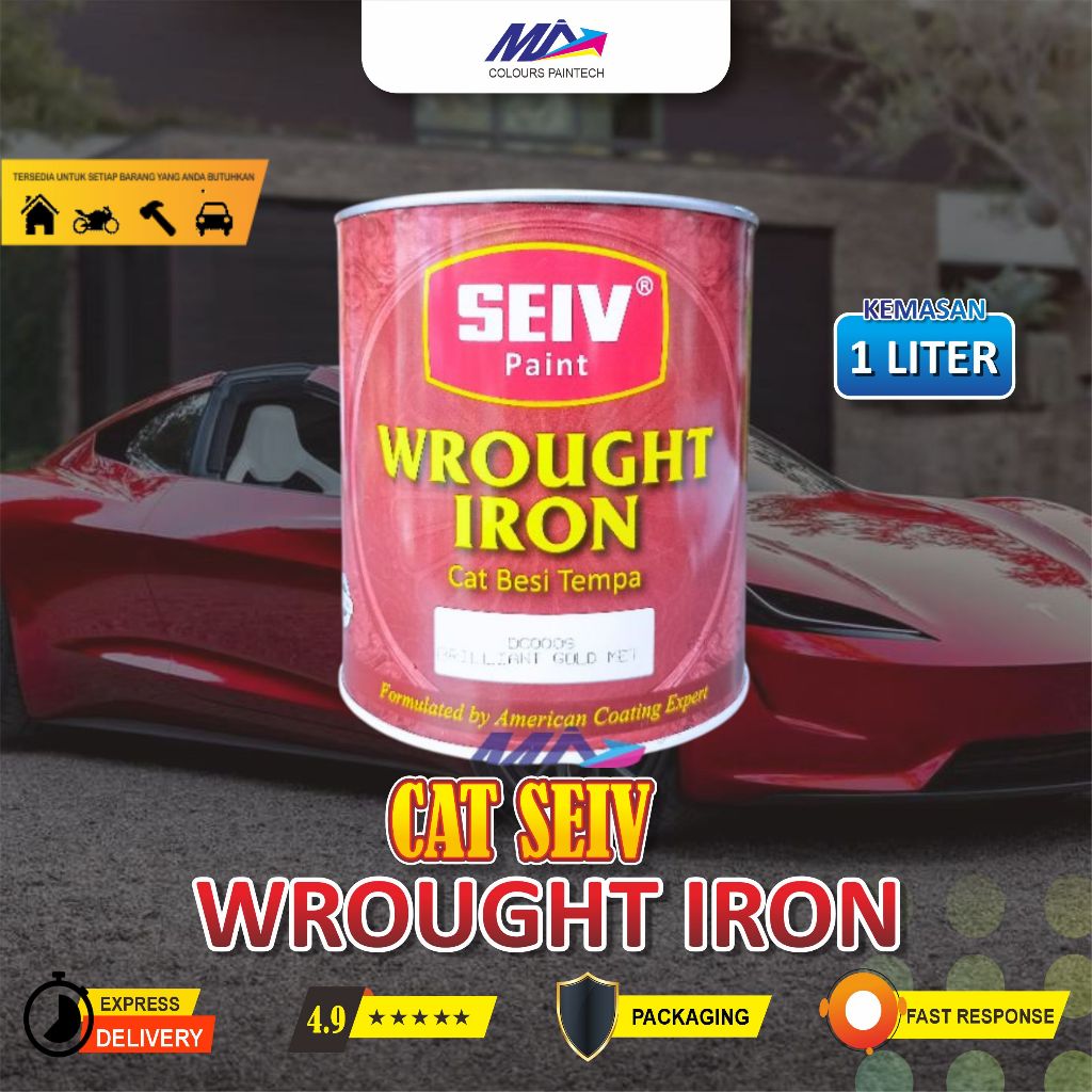 Jual CAT SEIV WROUGHT IRON 1KG | Shopee Indonesia