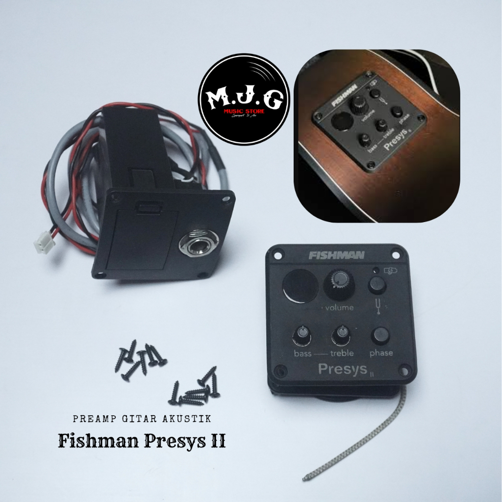 Jual preamp equalizer gitar akustik jadi elektrik by fishman presys II 2 high quality | Shopee ...