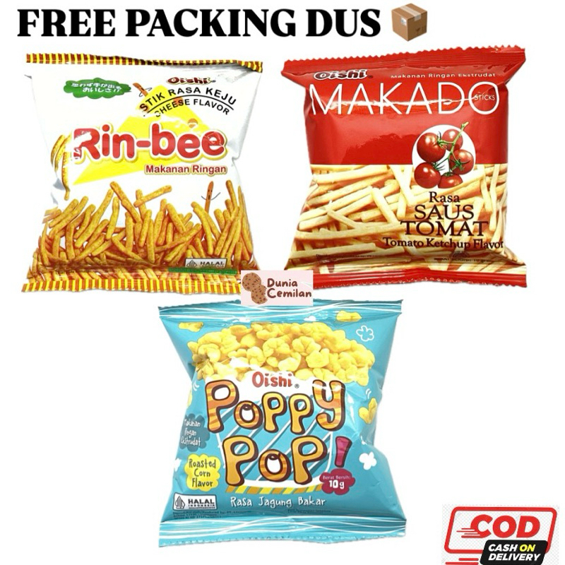 Jual [TERMURAH!!] Oishi Makado / Poppy Pop / Rinbee KECIL 10gr ...