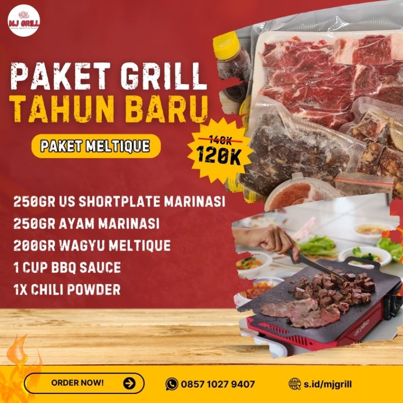 Jual PAKET MELTIQUE GRILL SET TAHUN BARU | Shopee Indonesia
