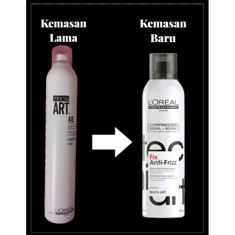 Jual Hairspray Loreal Tecni Art Fix anti frizz 250ml | Shopee Indonesia