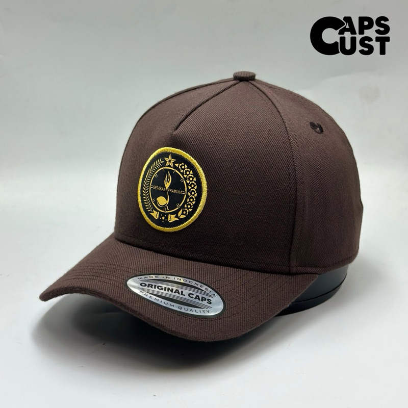 Jual CAPS - TOPI BASEBALL PRAMUKA CAPSCUST NEW FULL CHOCOLATE | Shopee ...