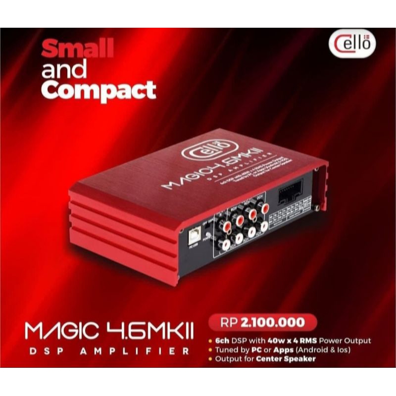 Jual Power Processor DSP 6 Chanel Cello Magic 4.6MKll | Shopee Indonesia
