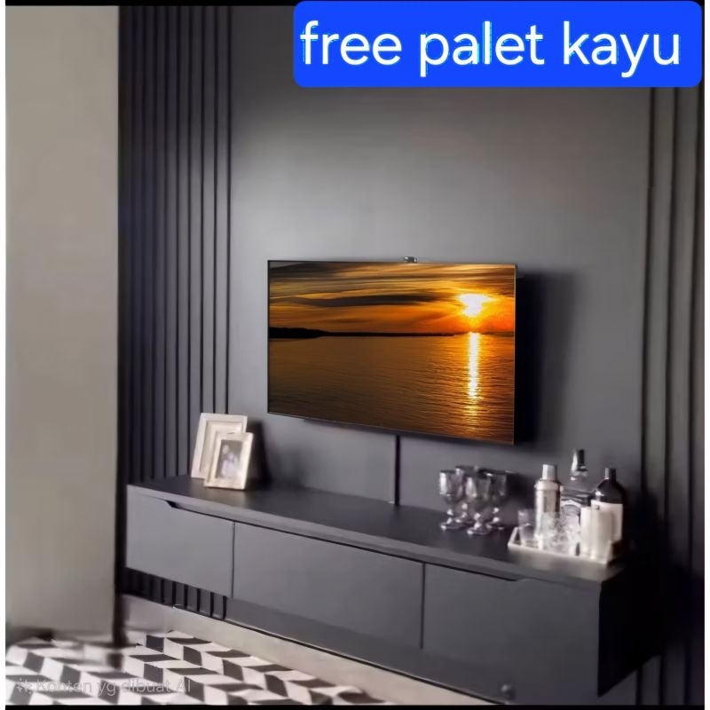 Jual rak tv minimalis modern gantung | Shopee Indonesia