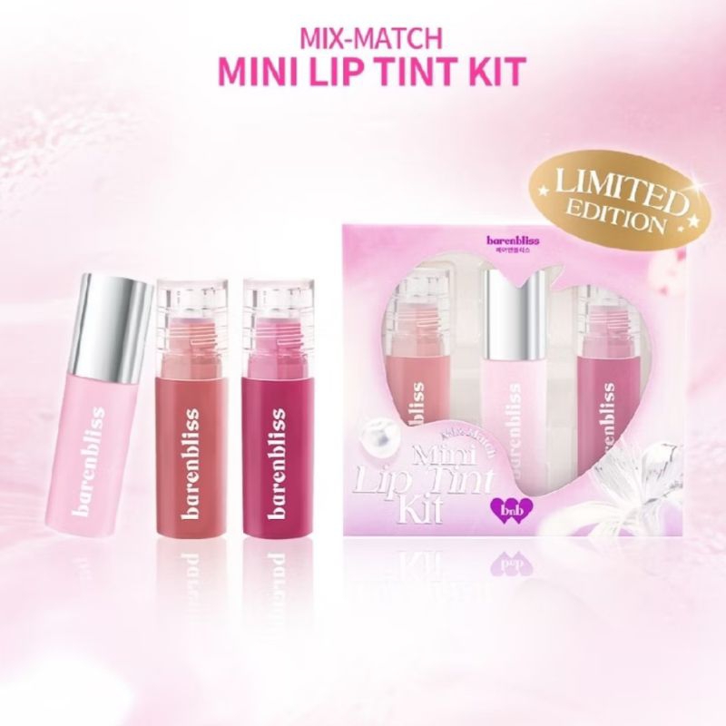 Jual Barenbliss Mini Lip Tint Mix Match Mini Lip Tint Kit | Shopee ...