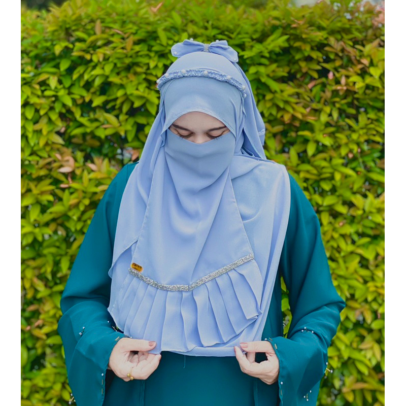 Jual [COD]pasminah cadar pita bando syahshel | Shopee Indonesia