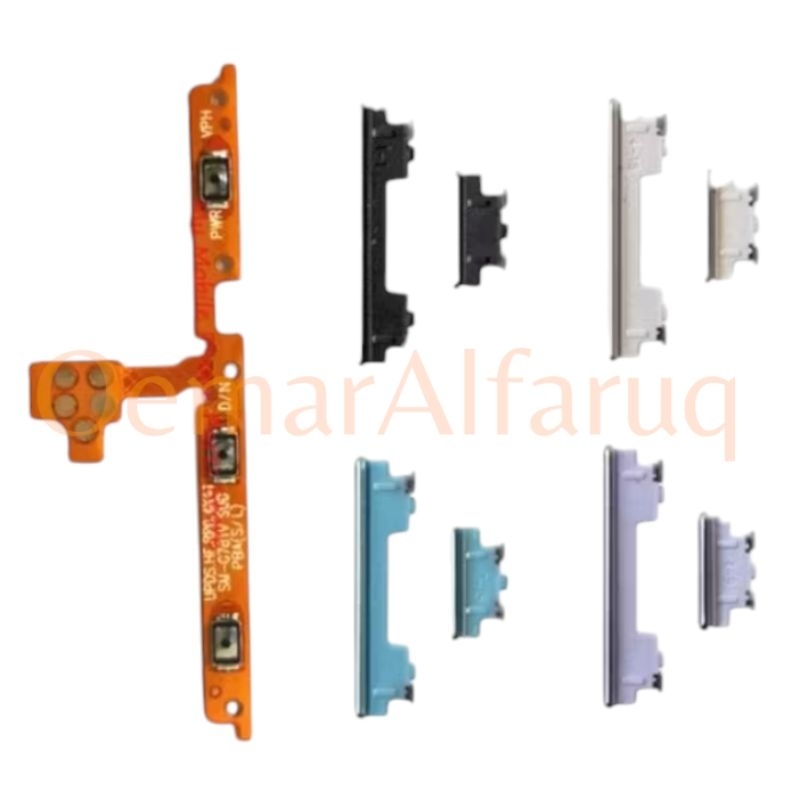 Jual Tombol fullset Flexibel On Off Volume Samsung A52 A52s A72 Fleksibel Tombol power on of Vol ...