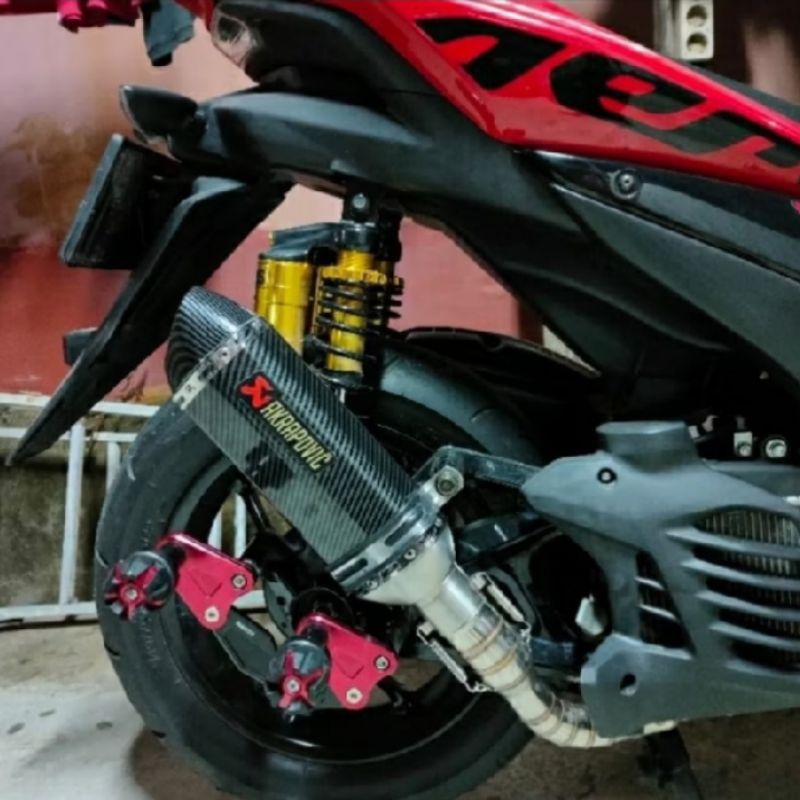 Jual knalpot racing Akrapovic karbon full system for Nmax old Nmax new ...