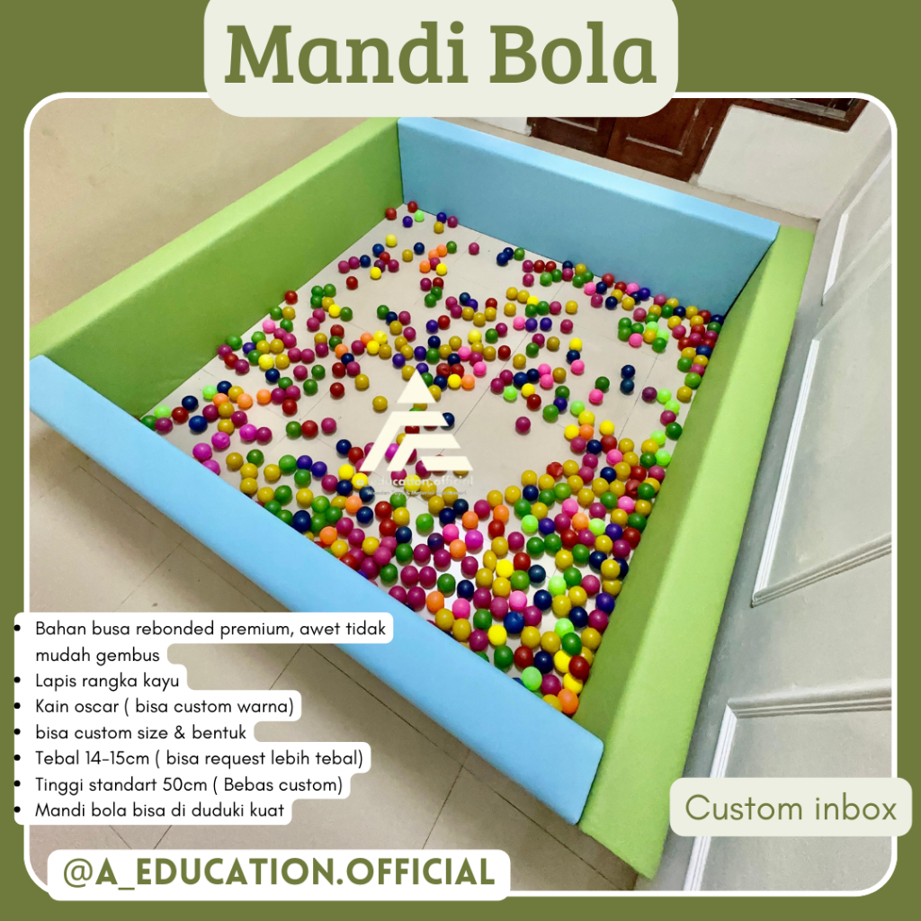 Jual Mandi Bola - Playground mandi Bola - 4 meter lebih kolam bola ...