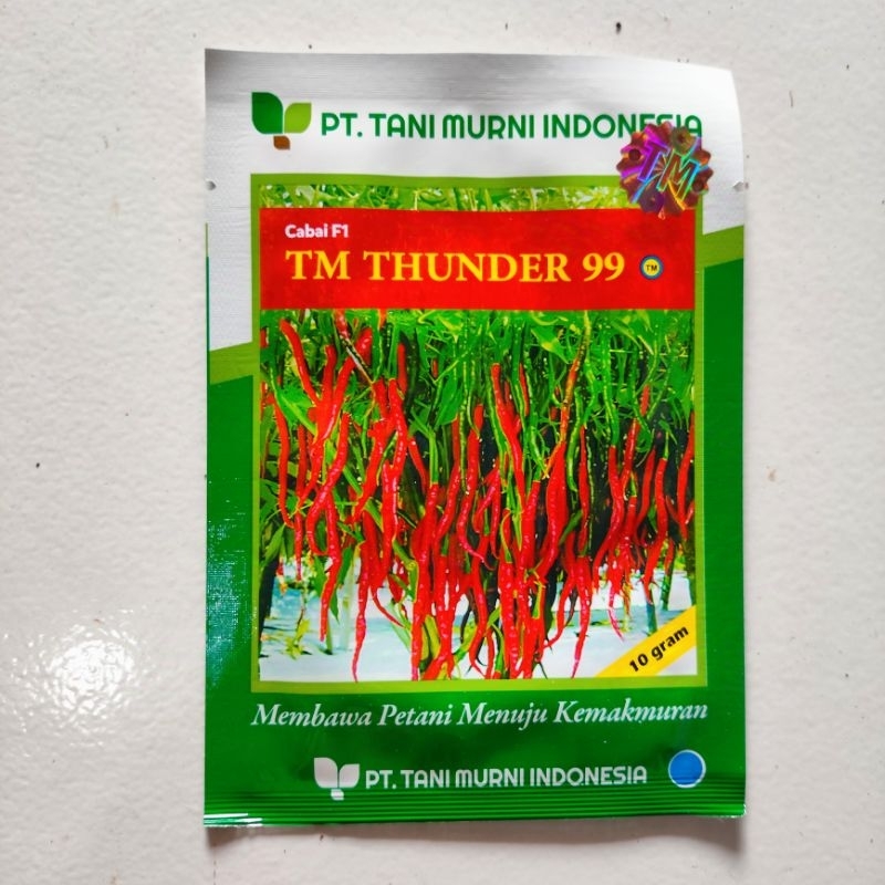 Jual benih TM THUNDER 99 PT. TANI MURNI INDONESIA isi 10 gram | Shopee ...