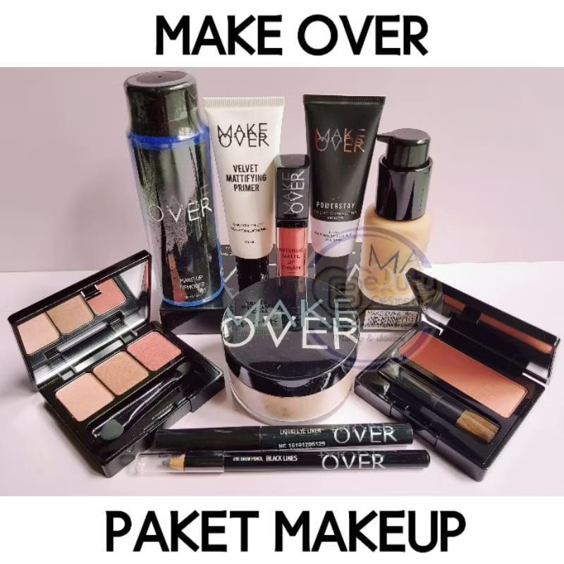 Jual paket MAKE OVER UNTUK seserahan manten (10 item) kosmetik murah ...