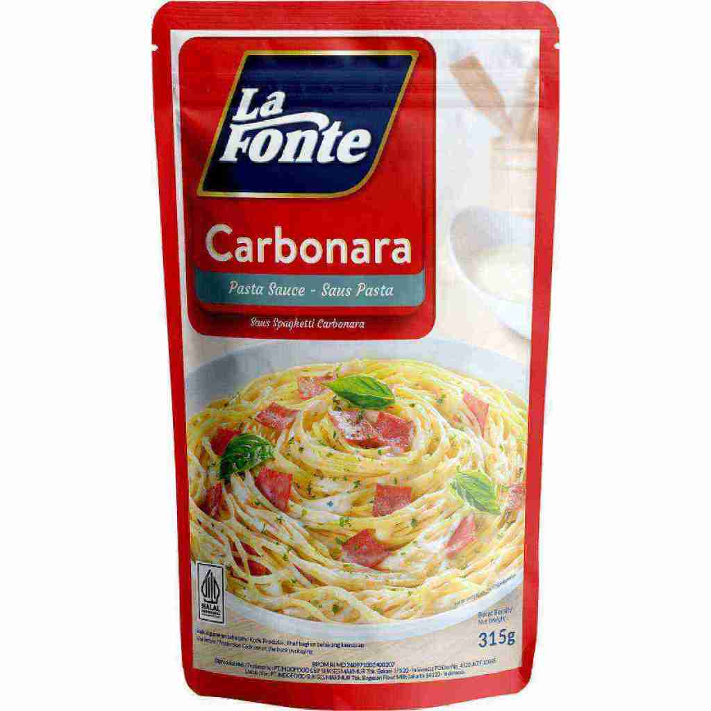 Jual La Fonte Saus Pasta Carbonara 315gr | Shopee Indonesia