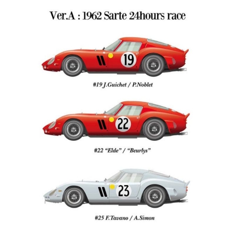 Jual 1:12 Model Factory Hiro - Made in Japan, Ferrari 250 GTO 1962 ...