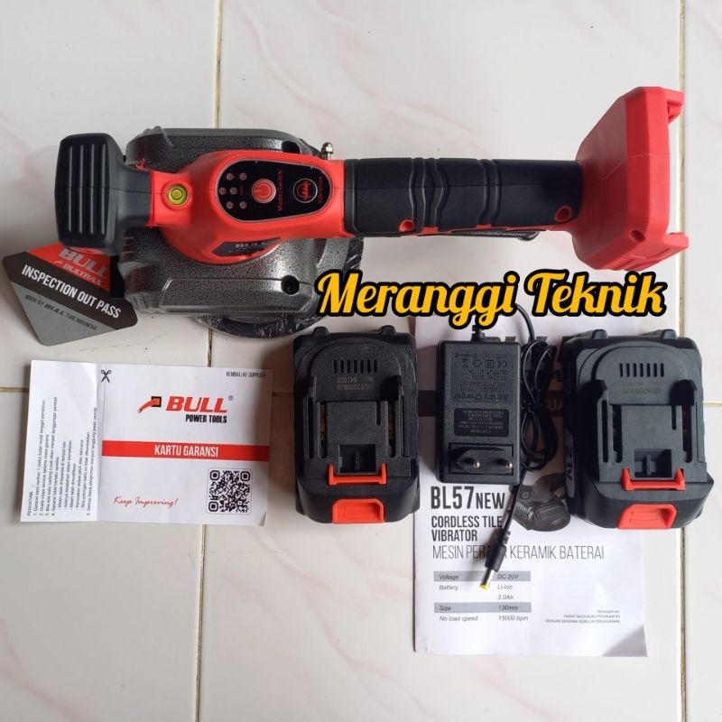 Jual id4145 Mesin perata keramik cordless Bull alat getar keramik CTV ...