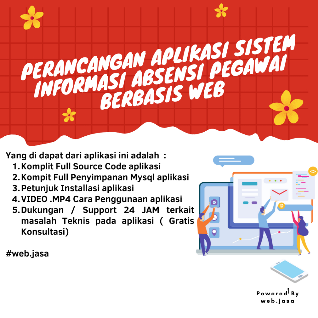 Jual Perancangan Aplikasi Sistem Informasi Absensi Pegawai Berbasis Web | Shopee Indonesia
