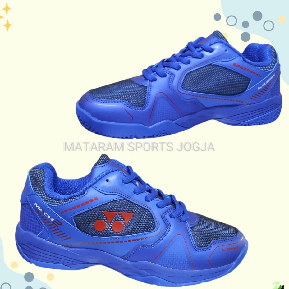 Jual Sepatu Badminton Yonex Mach 2 Warna Navy Blue Original | Shopee ...