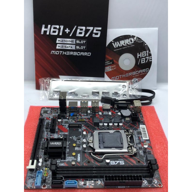 Jual Motherboard VARRO H61/B75 | Shopee Indonesia