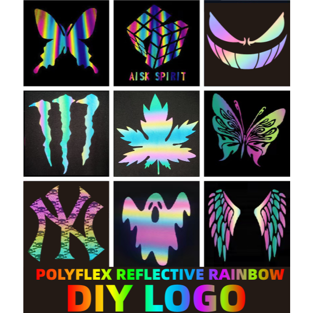 Jual Polyflex logo cutting/Label tag brand patch stiker sablon baju ...