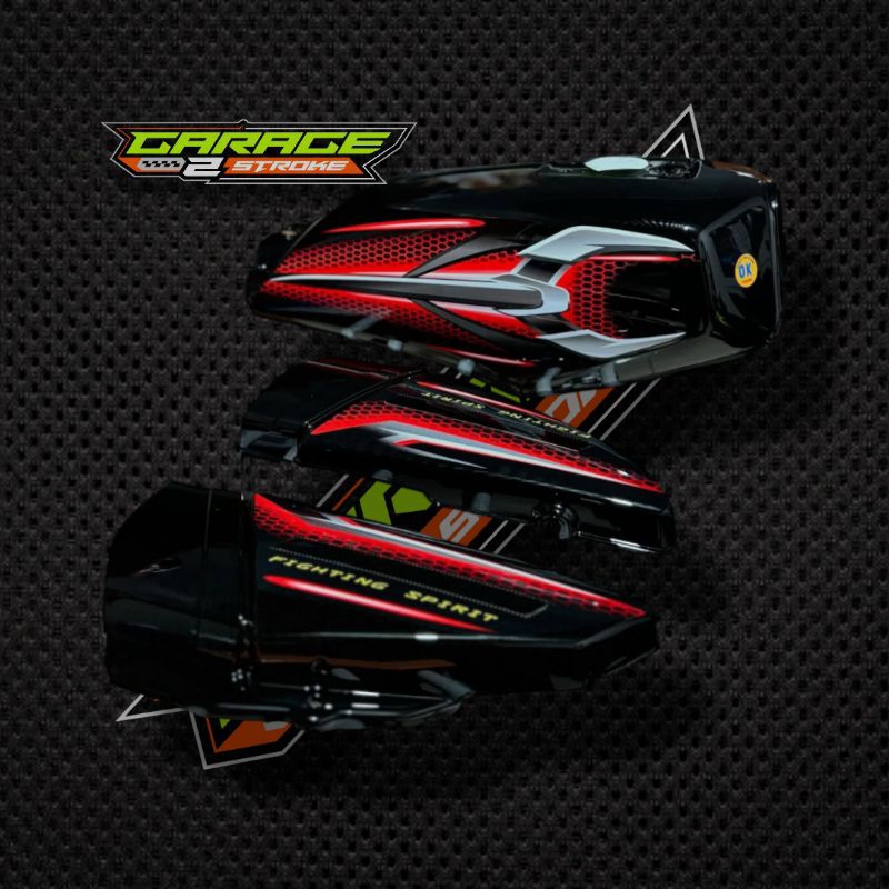 Jual Paket Tangki Bensin Plus Box Aki Yamaha RX King RXk Hitam Tahun ...