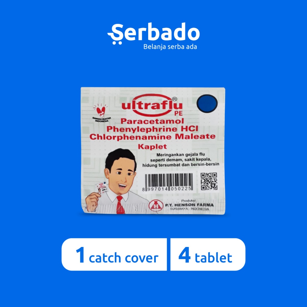 Jual Ultraflu PE Kemasan Catch Cover (isi 4 tablet) | Shopee Indonesia
