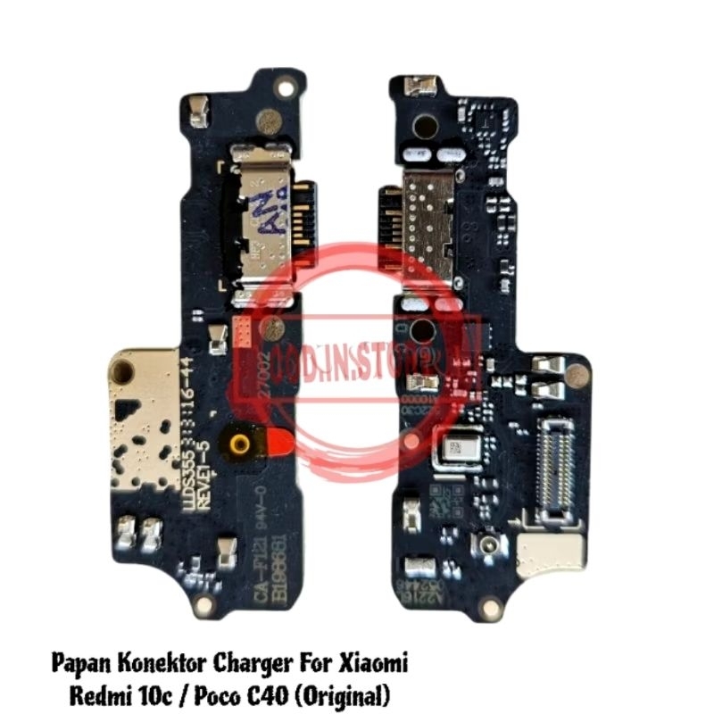 Jual Papan Cas Xiaomi Redmi 10C / Poco C40 Papan PCB Flexi Board Ori ...