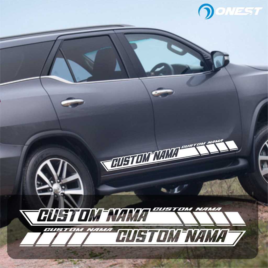 Jual Cutting Sticker Body Samping Mobil List Striping Request Tulisan ...
