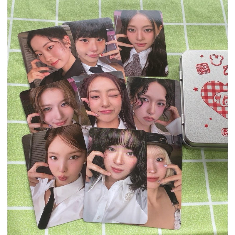 Jual Official tincase set photocard twice pop up strategy 2024sharing nayeon jeongyeon momo sana ...