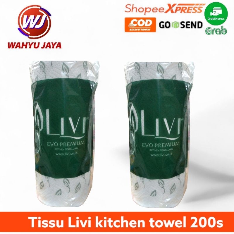 Jual tissu Livi kitchen towel isi 200sheets | Shopee Indonesia