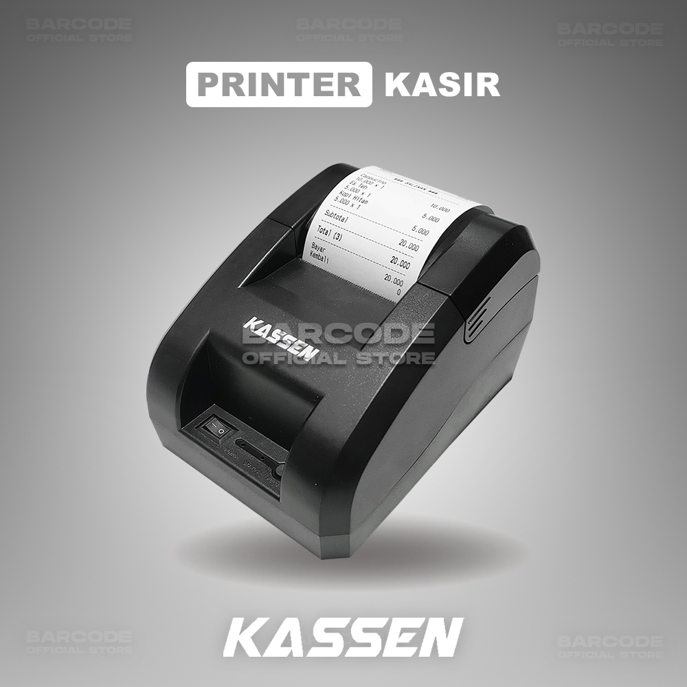 Jual Printer Thermal Mini Cetak Kertas Struk Kasir 58mm Kassen BTP289 ...