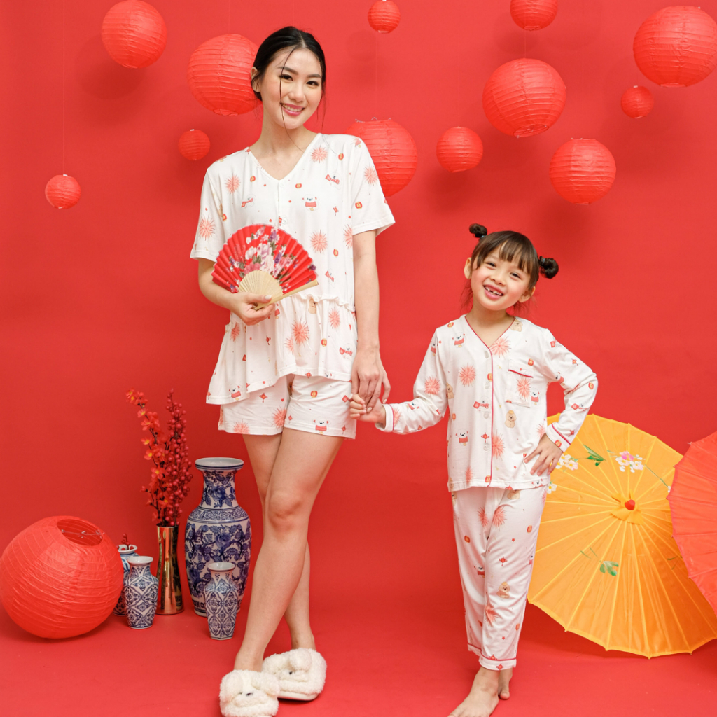 Jual Cielyn | TENCEL™️| Lunar Series | Oei Set | Piyama Couple Mom ...