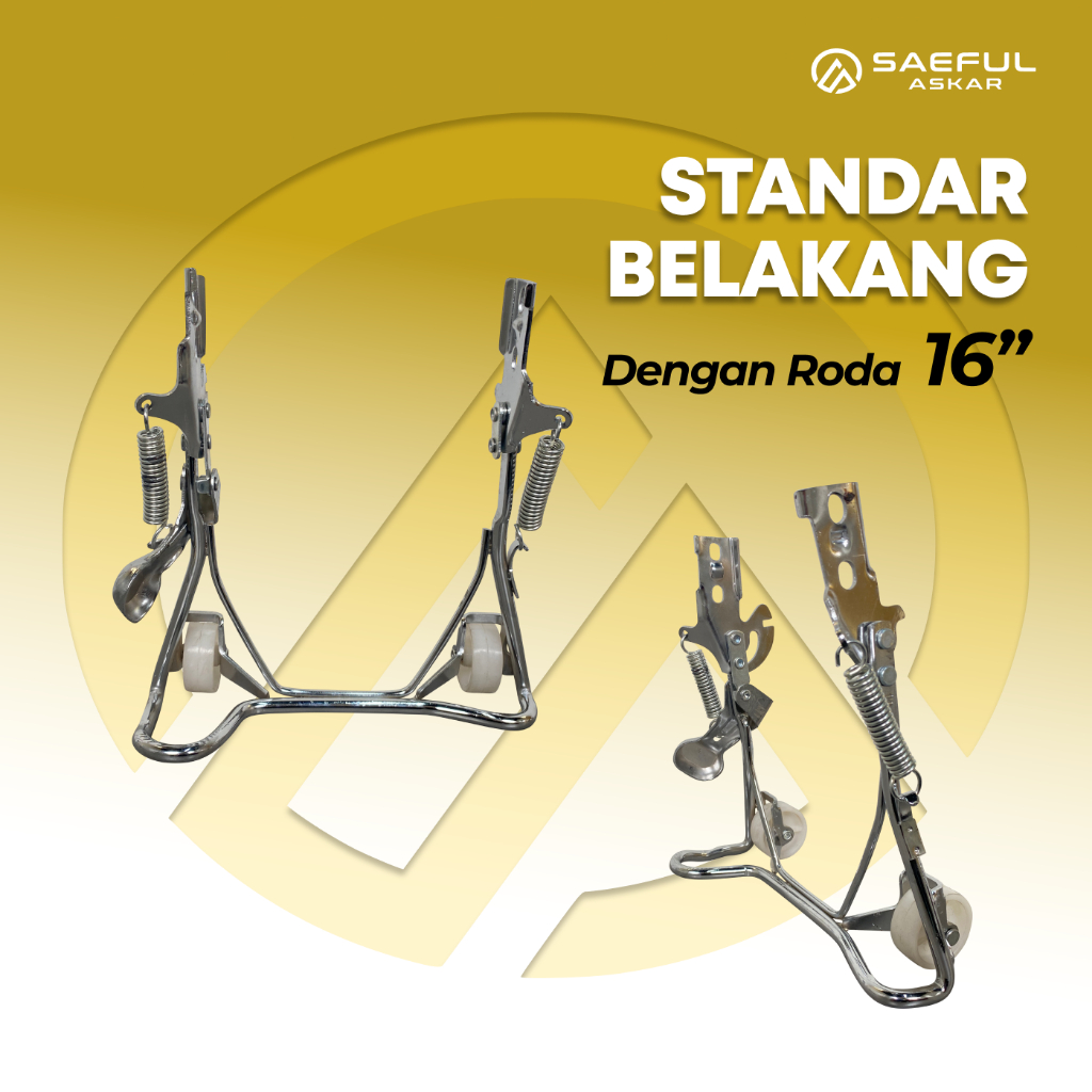 Jual Standar 2 Belakang Double Besi Sepeda Listrik Universal | Shopee ...