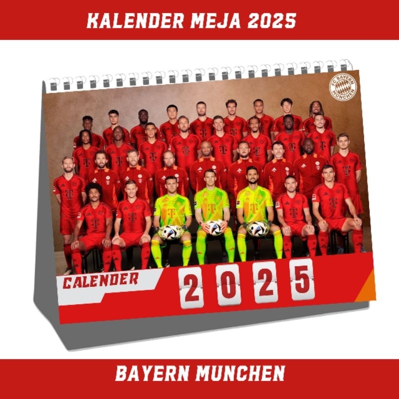 Jual Kalender Maja 2025 Bayern munchen Vip Premium | Shopee Indonesia