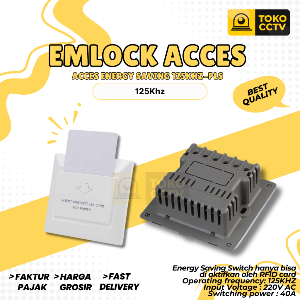 Jual Saklar Kartu Hotel/Energy Saving Switch RFID Proximity 125Khz ...