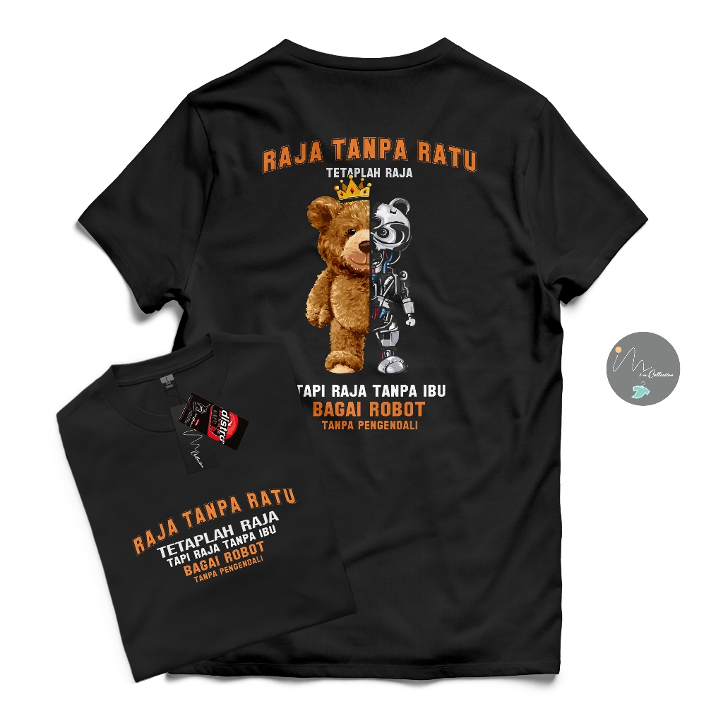 Jual Kaos Raja Tanpa Ratu Tetaplah Raja - Baju Kata Kata - T-Shirt ...
