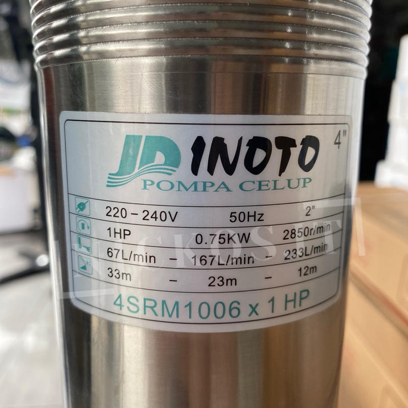 Jual ( KHUSUS INSTANT ) Submersible 4in 3in 1HP Sawah Pompa Sawah Celup ...