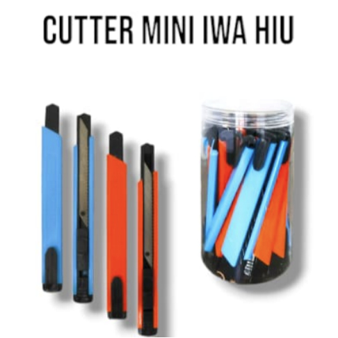 Jual Pisau Cutter Mini IWA HIU (1 TOPLES ISI 30 PCS) | Shopee Indonesia