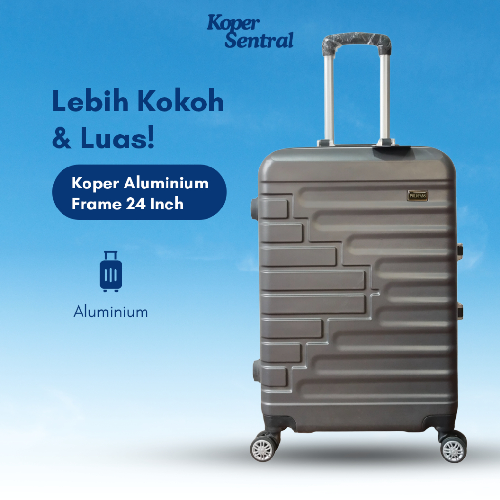 Jual Koper Alumunium Frame 24 Inch 802 - Koper Bagasi High Quality 4 ...