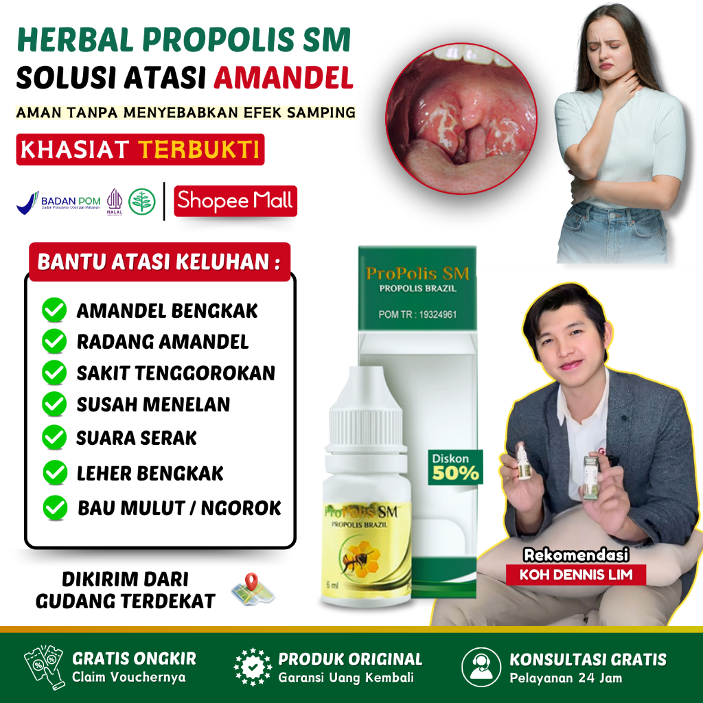 Jual Obat Amandel Anak Dan Dewasa Radang Amandel Sakit Tenggorokan ...