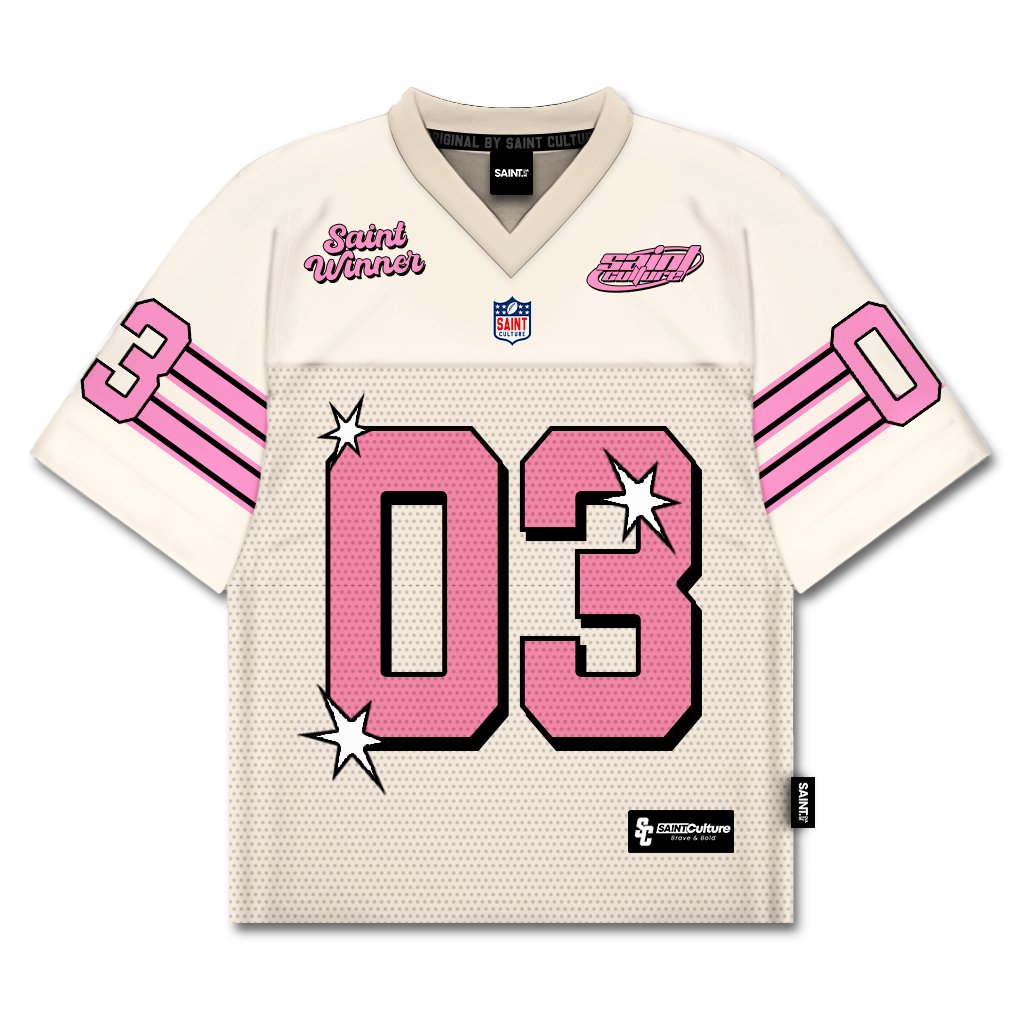 Jual Saint Culture / Pink Pastel 03 / Jersey Vintage Oversize Rugby ...