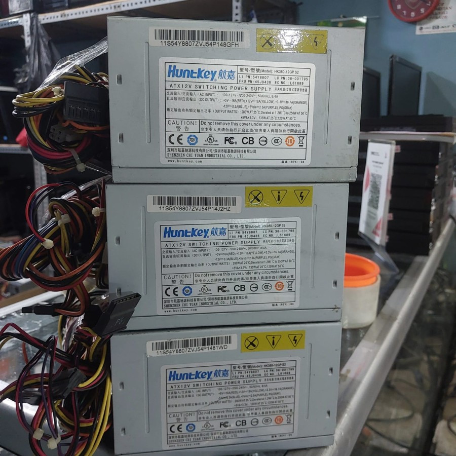 Jual psu pure power supply 250watt cabutan pc branded cpu builtup ...